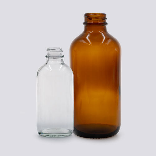 Glass Boston Rounds Bottles — K.G. International