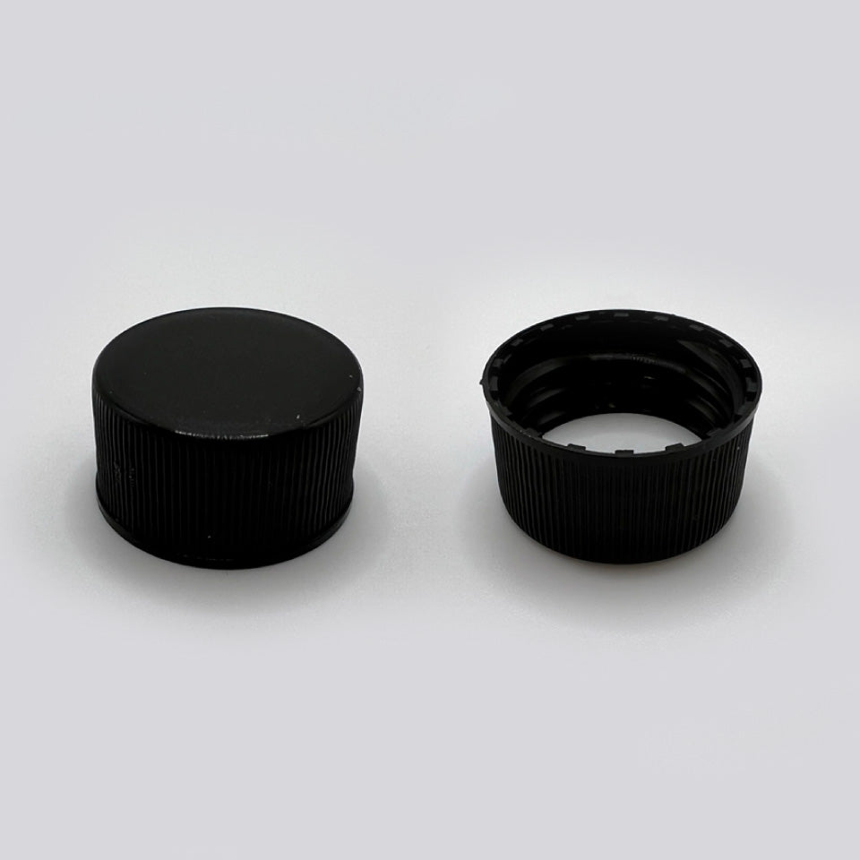 18-400 Black PP Continuous Thread Closure with Foam Liner — K.G ...