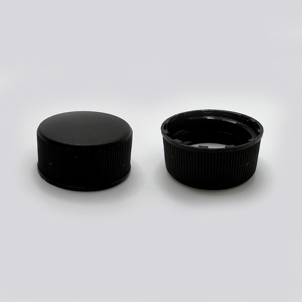 20-400 Black PP Continuous Thread Closure with Foam Liner — K.G ...