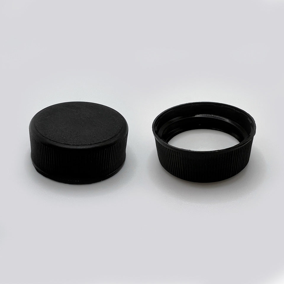28-400 Black PP Continuous Thread Closure with Foam Liner — K.G ...