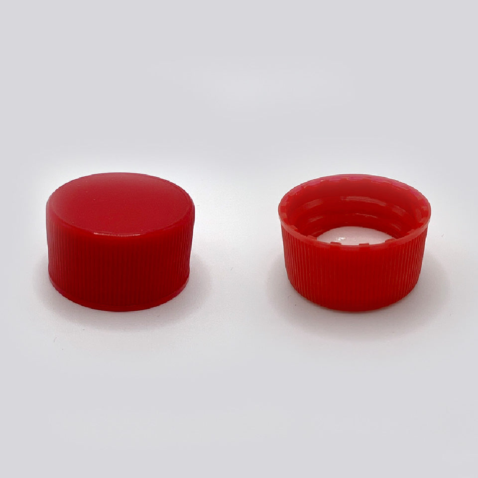 24-414 Red PP Continuous Thread Closure with Foam Liner — K.G ...