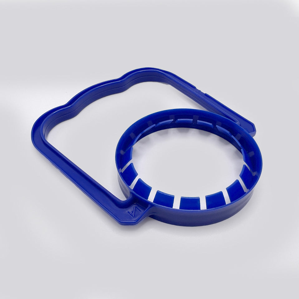 48mm Blue HDPE Handle for Tamper Evident Closure — K.G. International