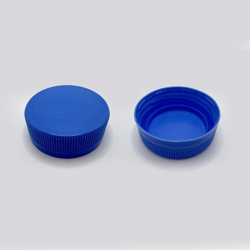 48mm Light Blue HDPE Tamper Evident Closure, Linerless — K.G. International