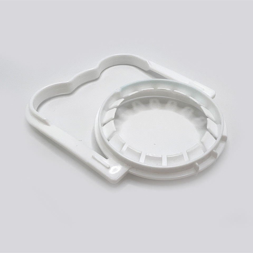48mm White HDPE Handle for Tamper Evident Closure — K.G. International