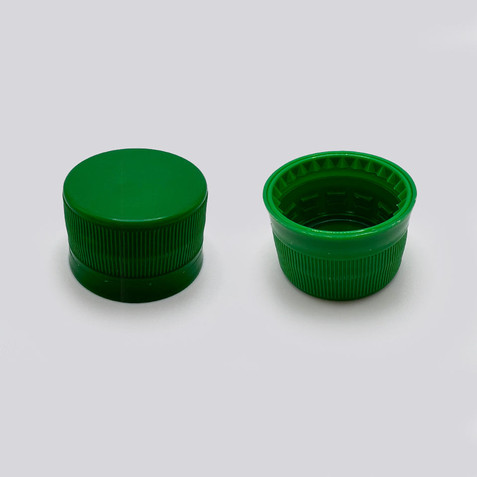 28mm PCO (1816) Green PP Tamper Evident Closure with EVA Liner — K.G ...