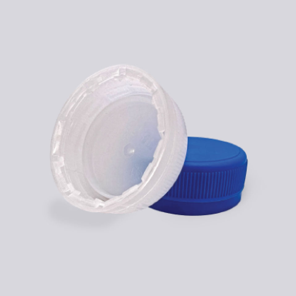 38mm 3-Start HDPE Tamper Evident Closures, Linerless — K.G. International